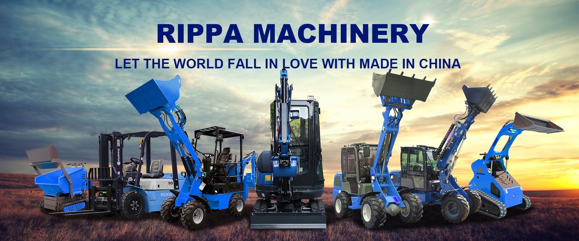 Chinese Mini Excavator-Loader-Rippa Forklift-Rippa Group